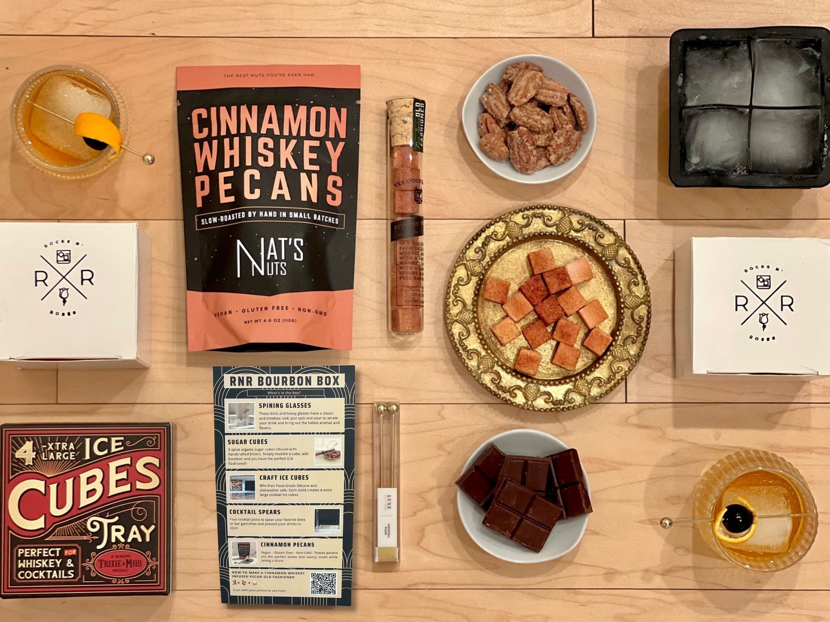 The Bourbon Box - Gift Box – Rocks N' Roses